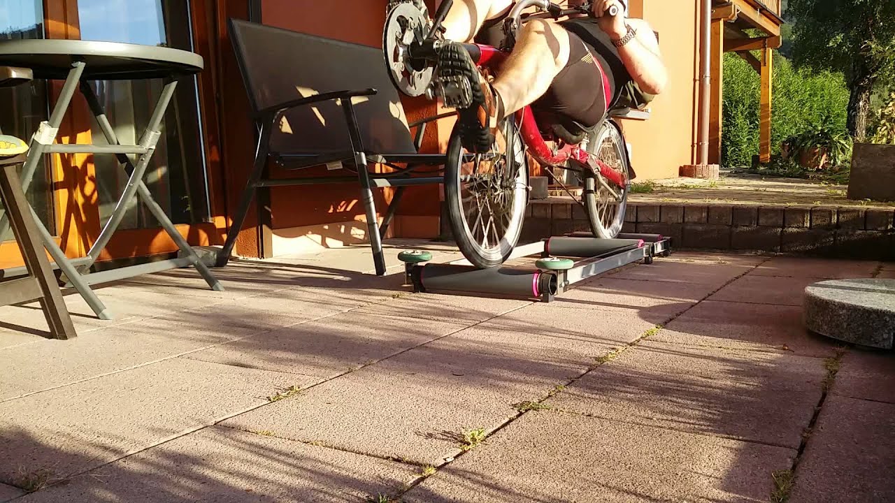 freie Rolle mit Liegerad Optima Stinger - YouTube