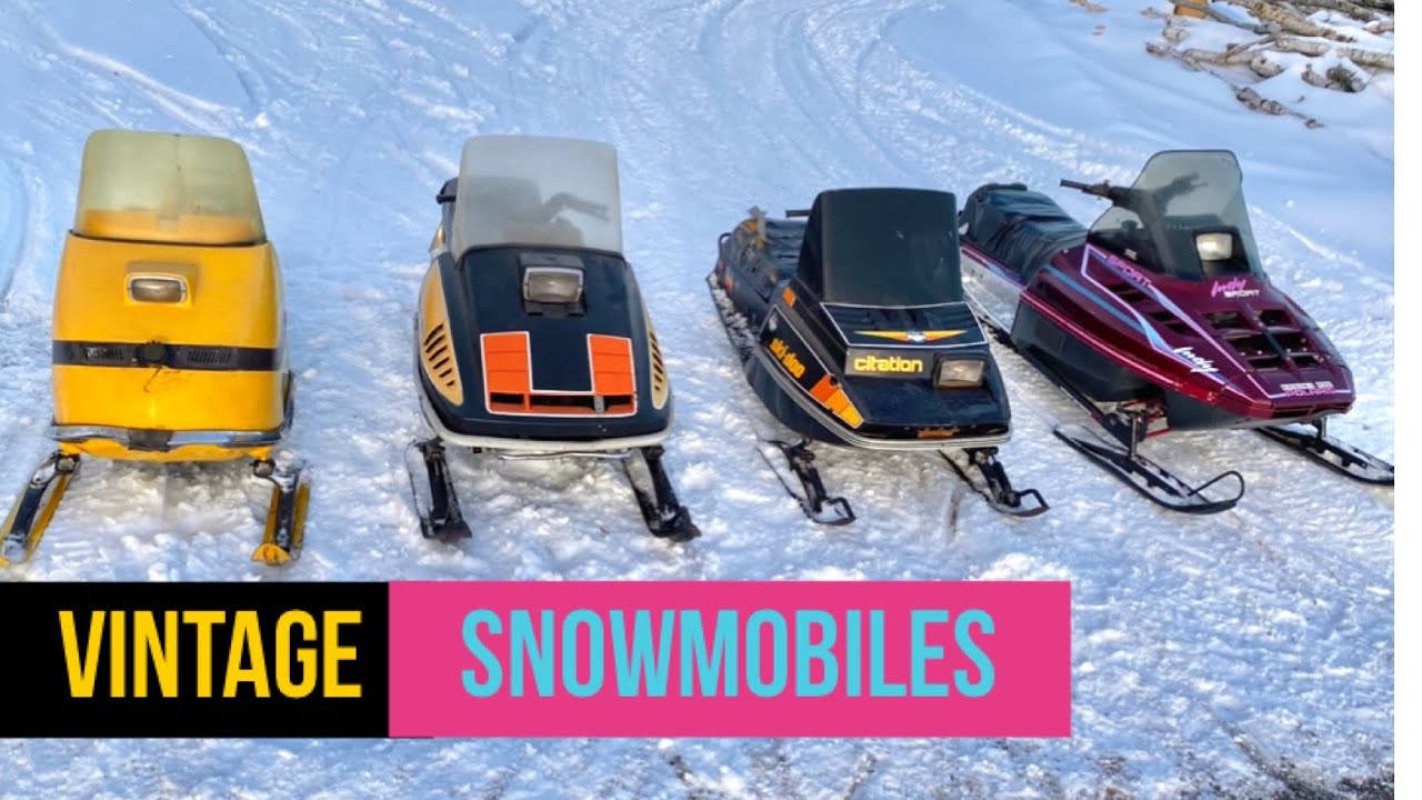 Vintage Snowmobile Collection - YouTube