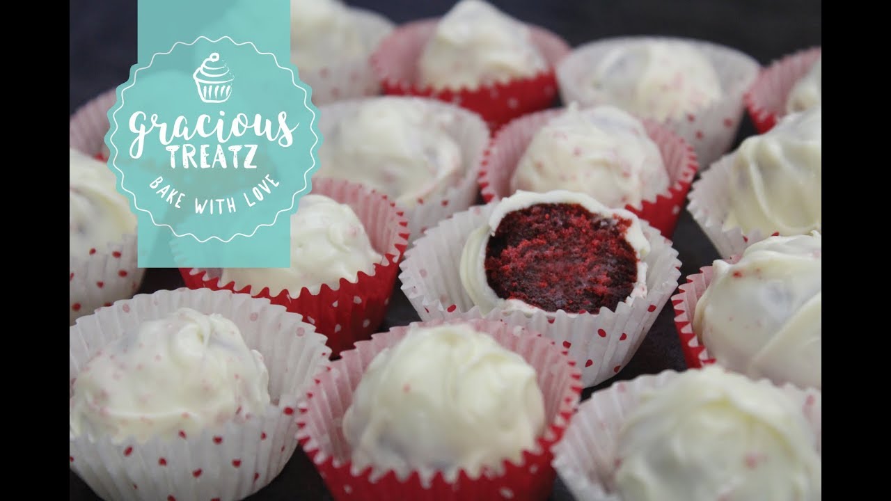 Red Velvet Cake Bites | Valentine's Special - YouTube