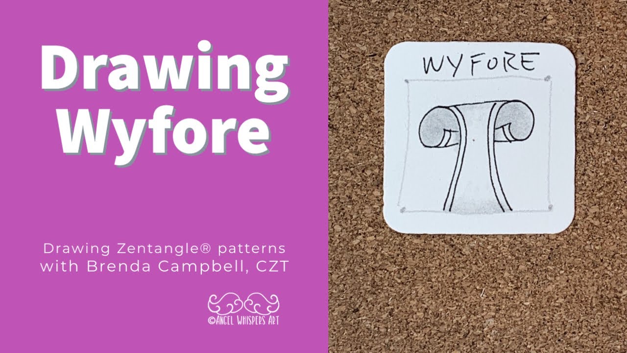 Zentangle® Patterns | Angel Whispers Art | Wyfore - YouTube
