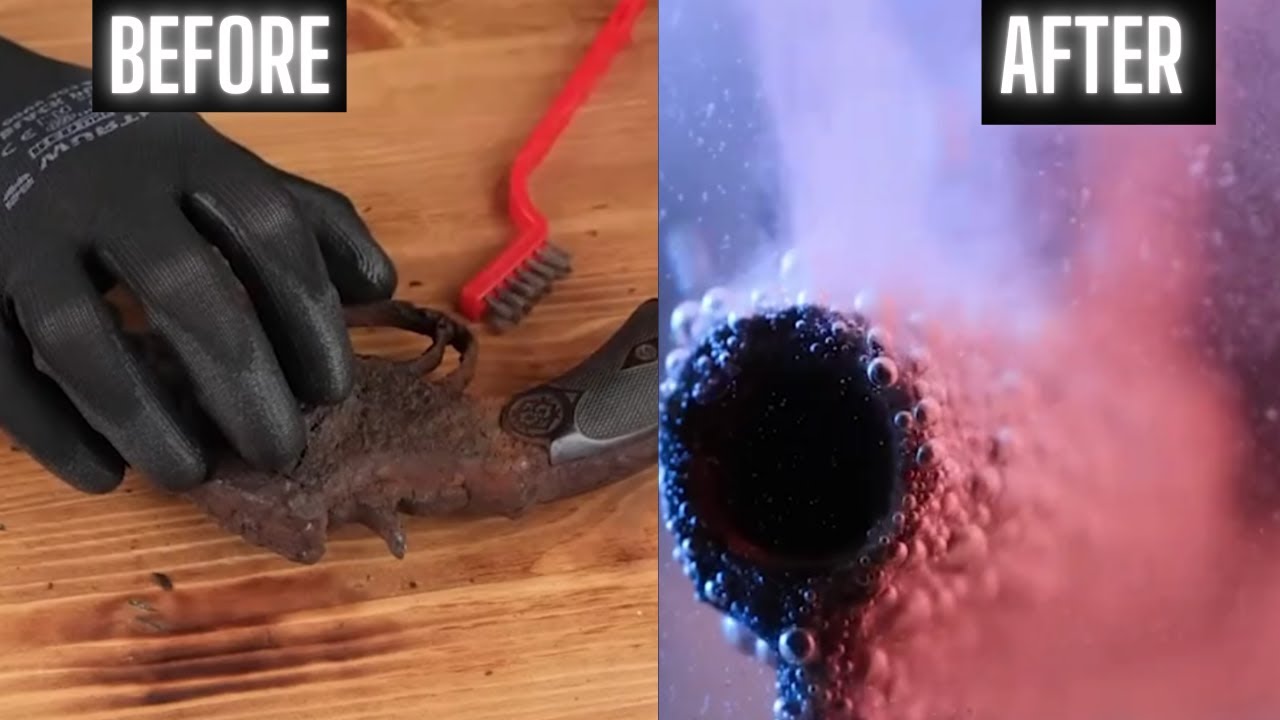 Rusty Revolver Restoration 🔫 - YouTube