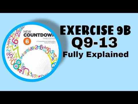 New Countdown Third Edition|Class 6 Maths| Oxford|Exercise 9B|Complete ...