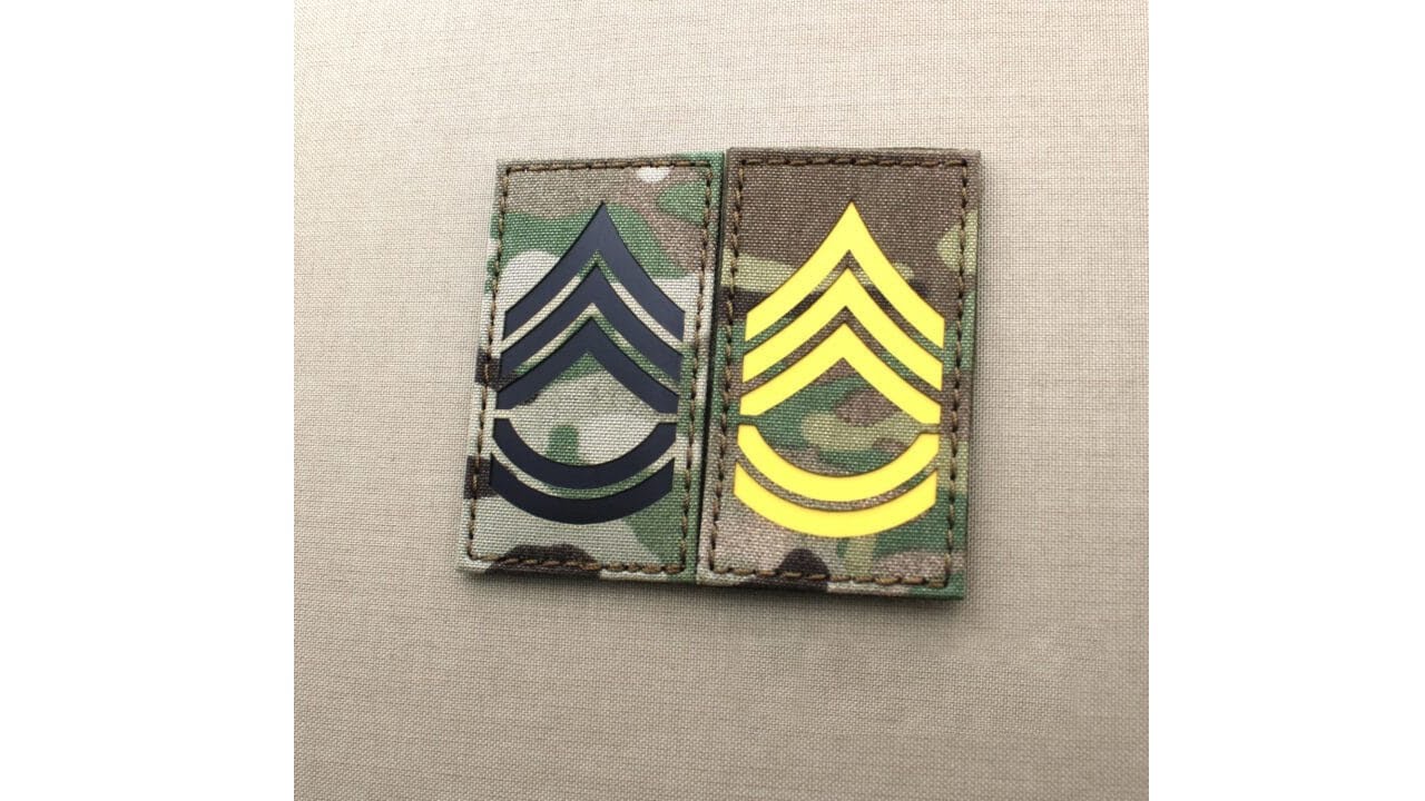 Sergeant First Class SFC Rank Patch - YouTube