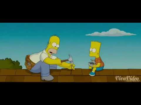 Homer Simpson getting hurt part 1 - YouTube