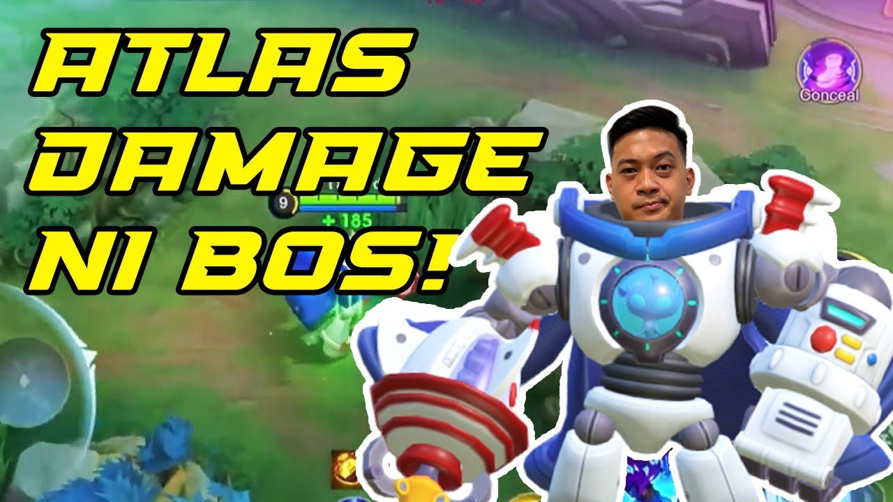 ATLAS BUILD DAMAGE - SEKALI COMBO MUSUH TEWAS | MOBILE LEGEND - YouTube