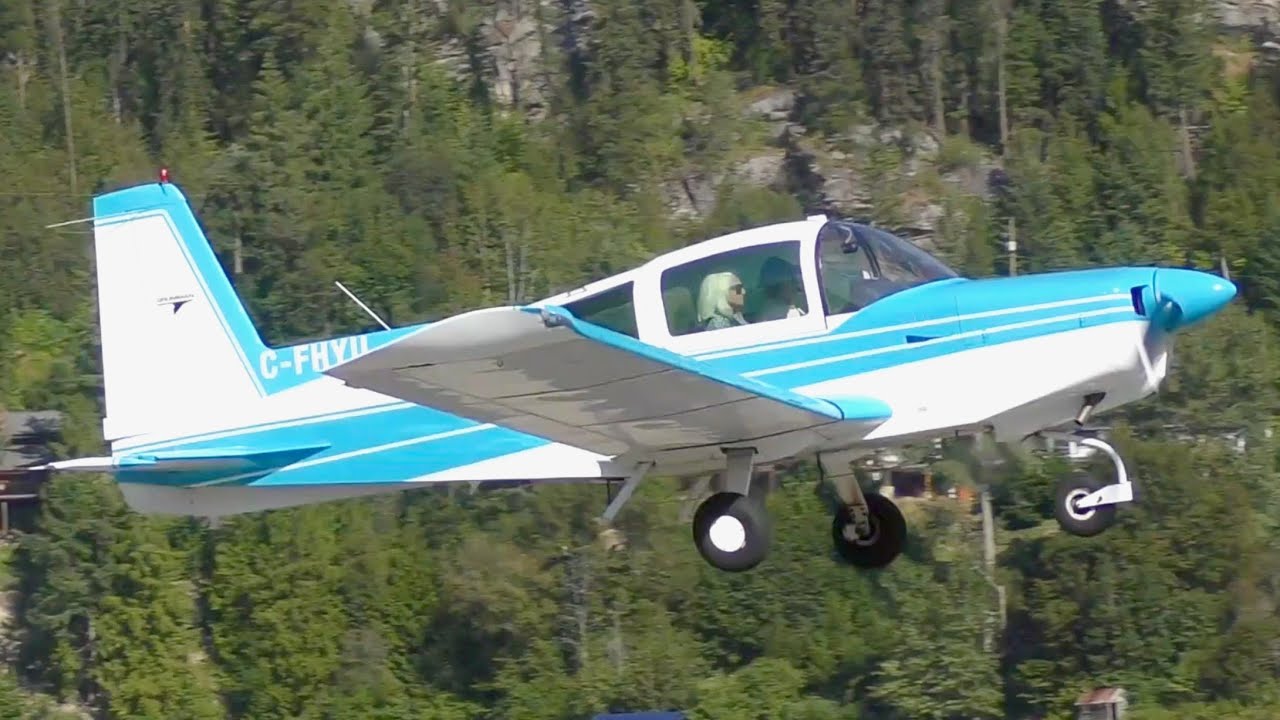 Grumman American AA-5 Traveler Takeoff - YouTube