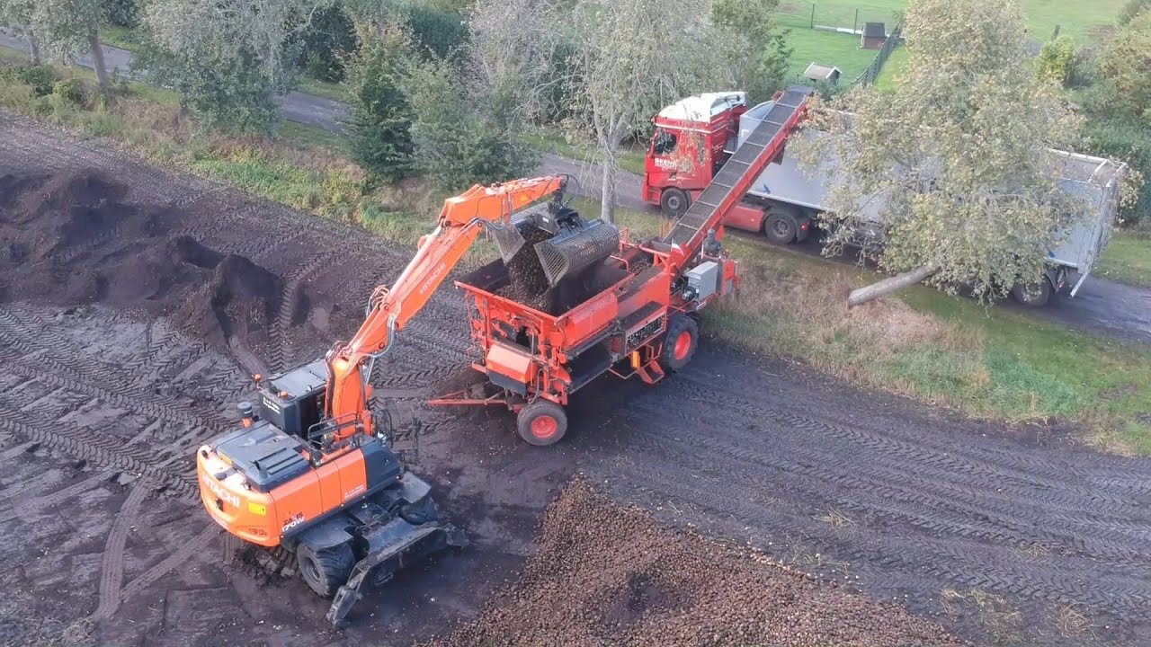 Loading potatoes - YouTube