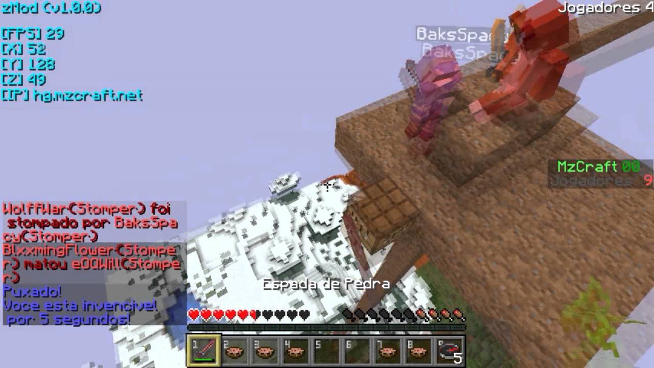 [Minecraft]-HG(KIT STOMPER) -(11kill) - YouTube