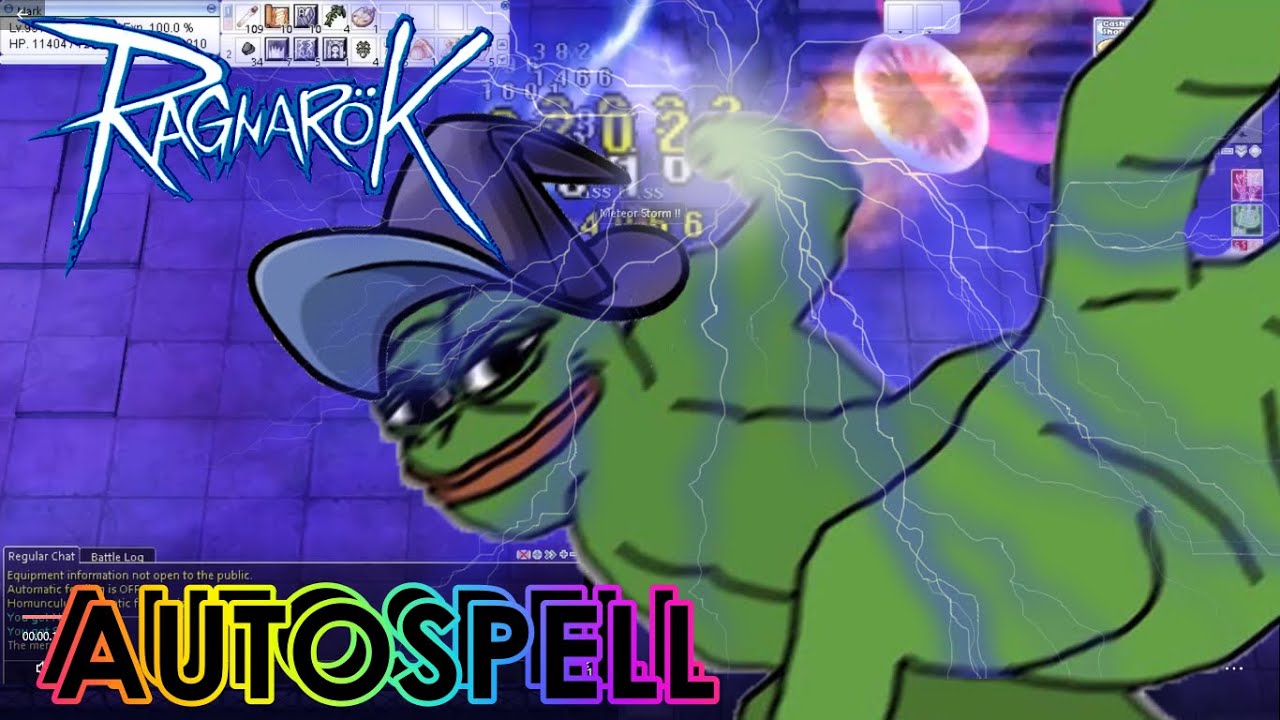 Ragnarok Online - Autospell Sage in Byalan Floor 5 - YouTube