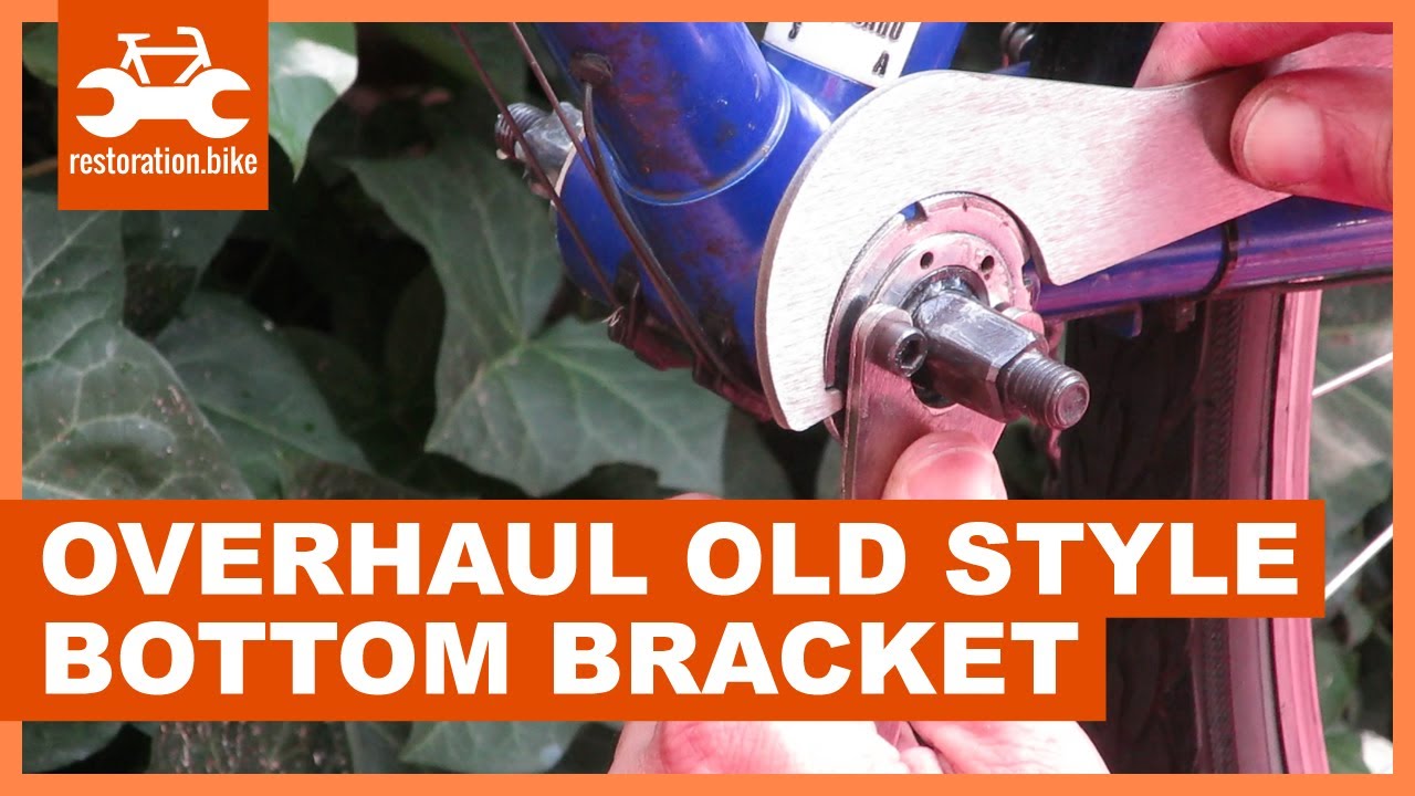 How to overhaul an old style bottom bracket in 6 easy steps - YouTube