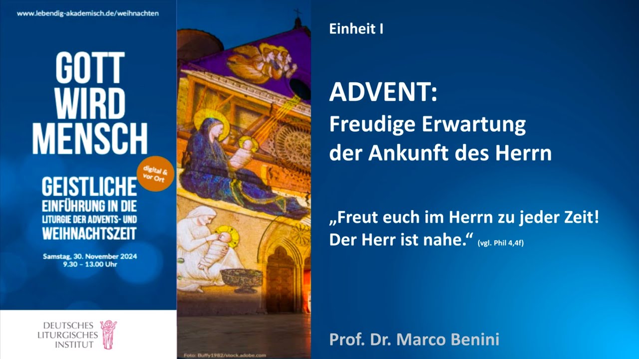 ADVENT – Freudige Erwartung der Ankunft des Herrn - YouTube