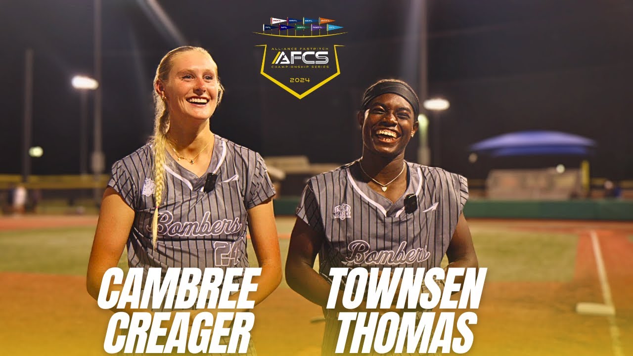 Cambree Creager and Townsen Thomas Press Conference AFCS 2024 || Texas ...