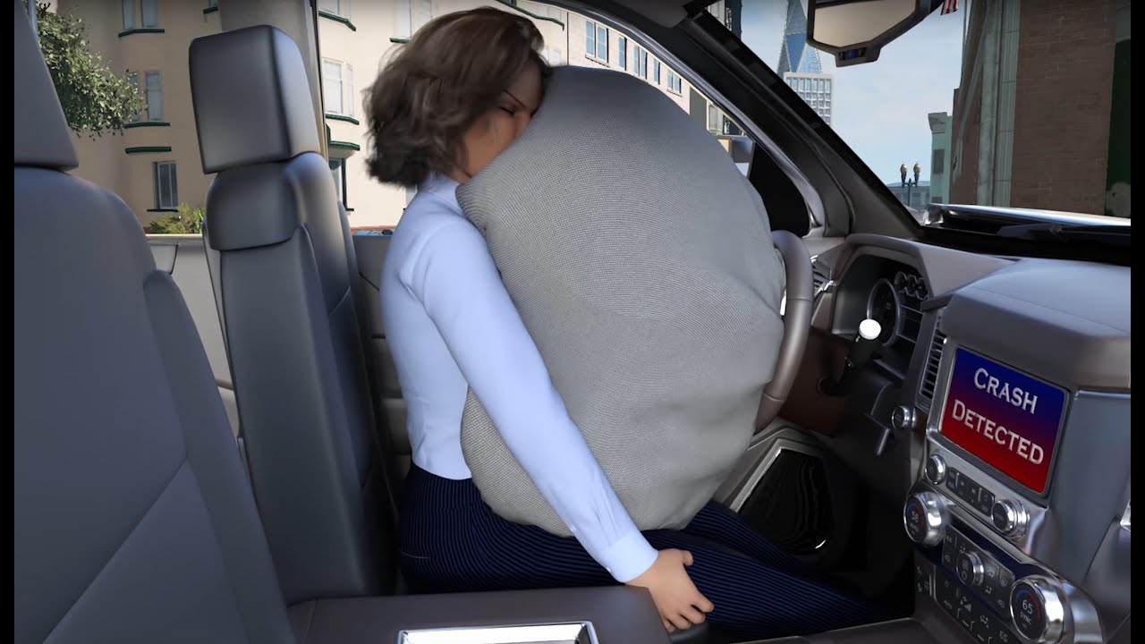 Police Chase Airbag Inflation Animation 2 - YouTube