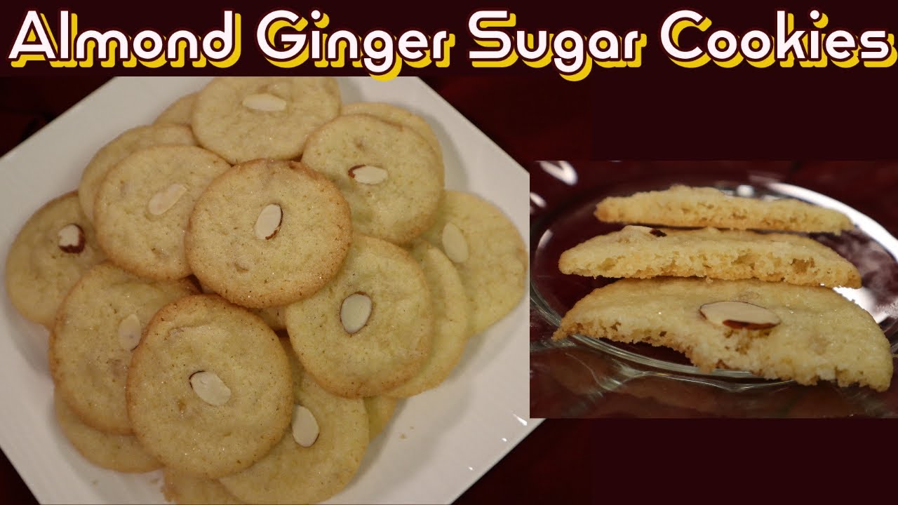Chinese Almond Ginger Sugar Cookies: MUST TRY Thin, Crispy, Buttery ...
