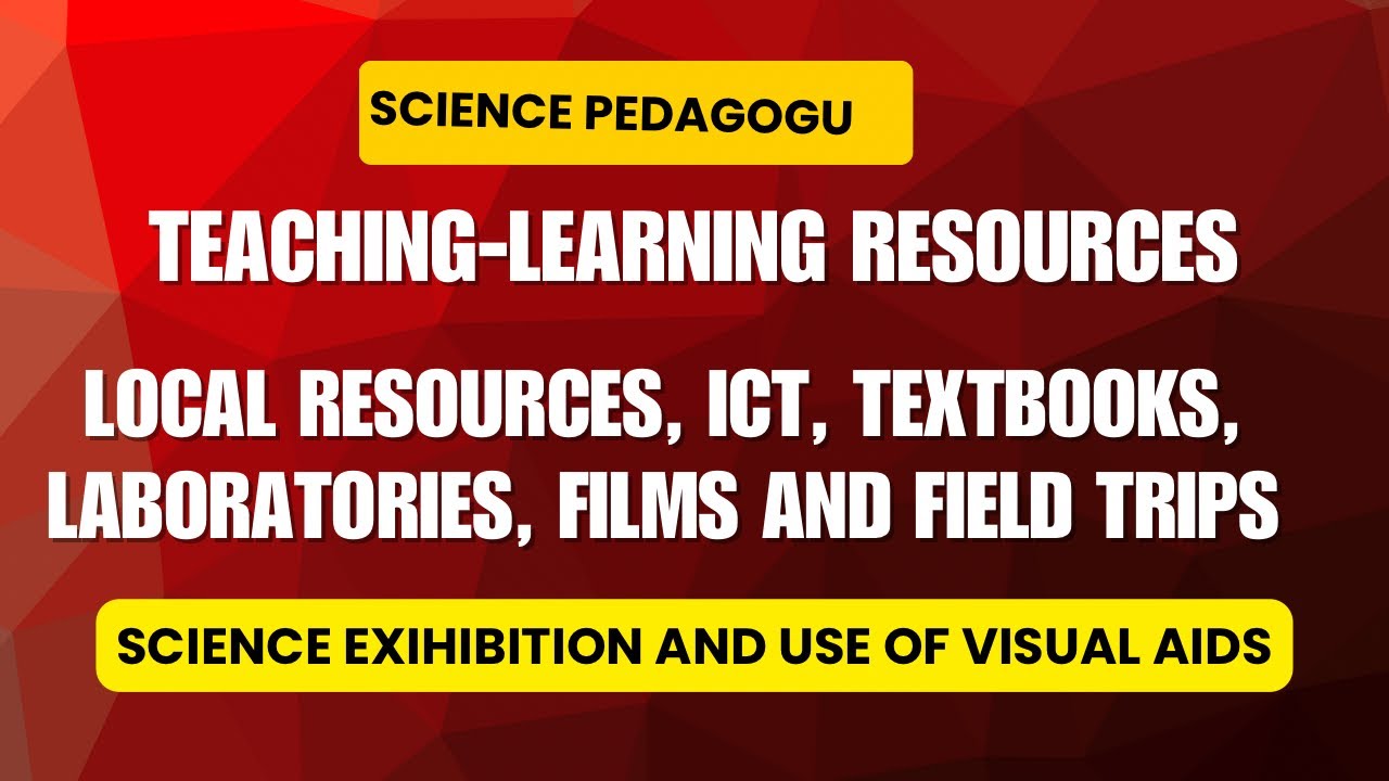 Teaching- Learning resources | Science pedagogy - YouTube