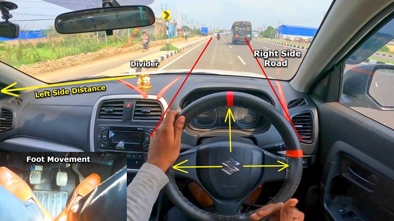 Car Driving Training Road Judgement Car Left Right side judgement ...