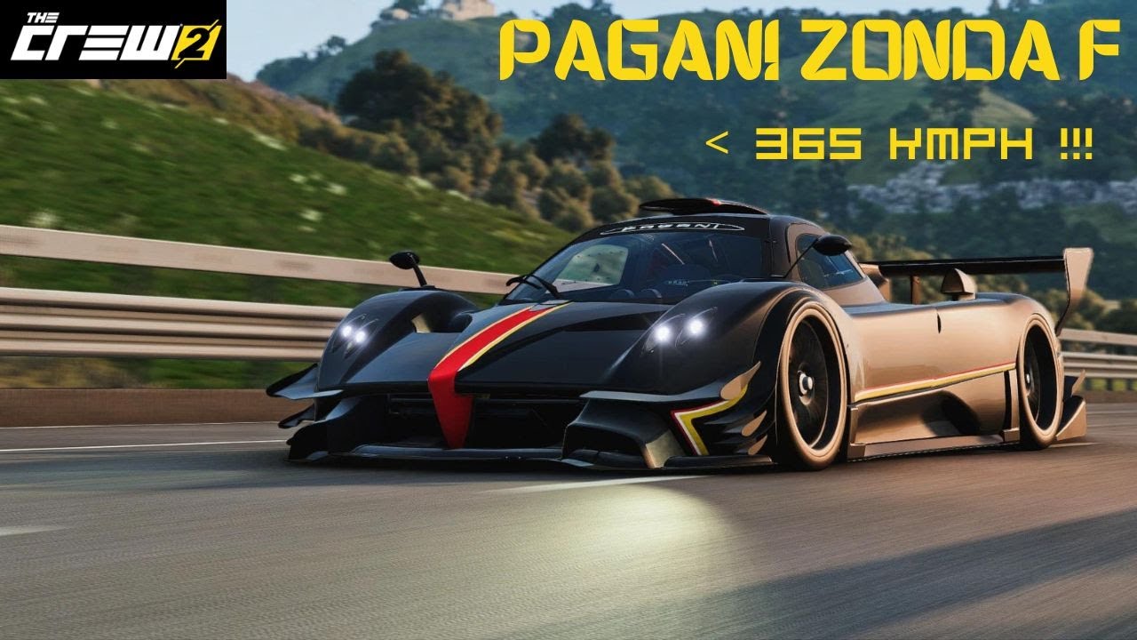 PAGANI Zonda F on Freeway. Over 350 kmph :D - YouTube