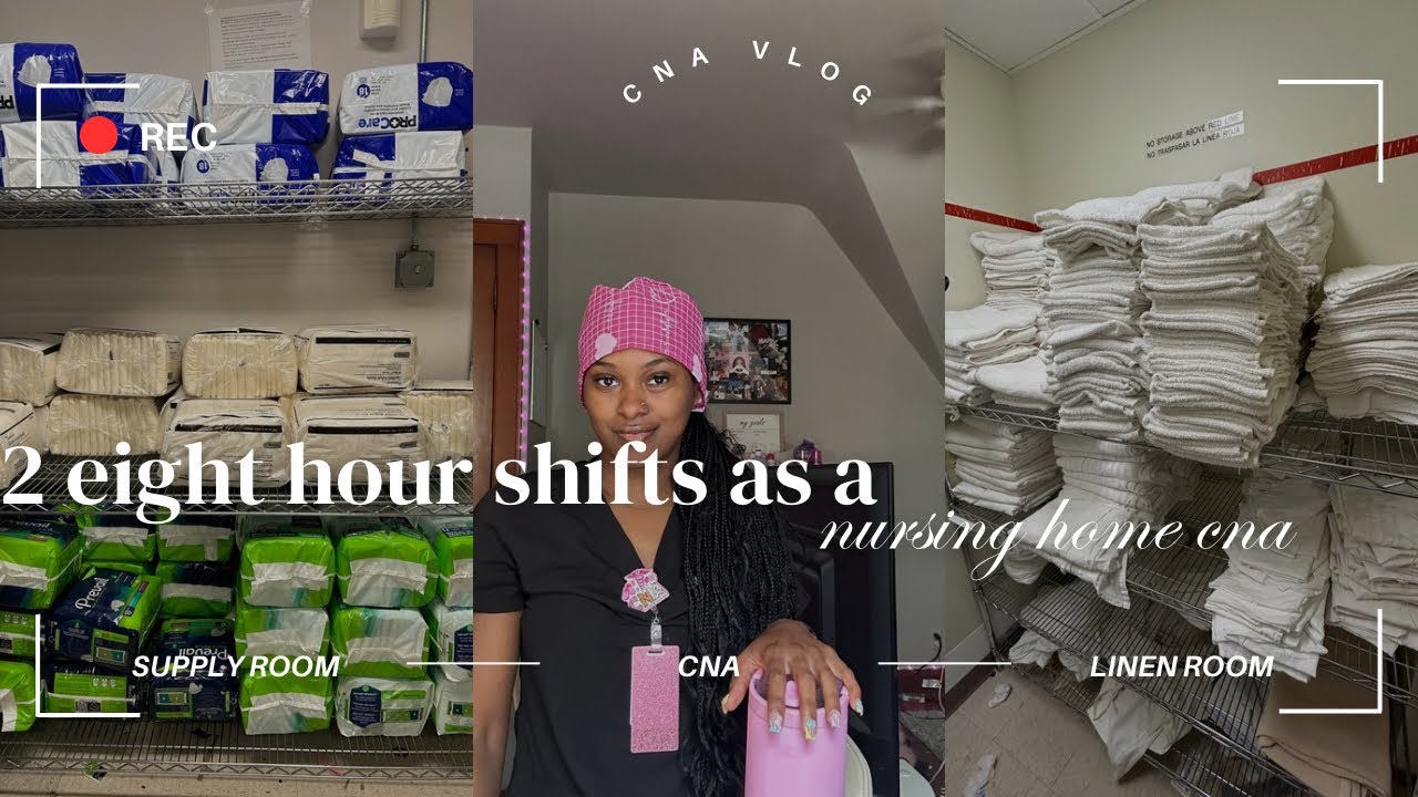Weekend Shift as a CNA in Nursing School Vlog 👩🏾‍⚕️| nursing home 🏡 ...