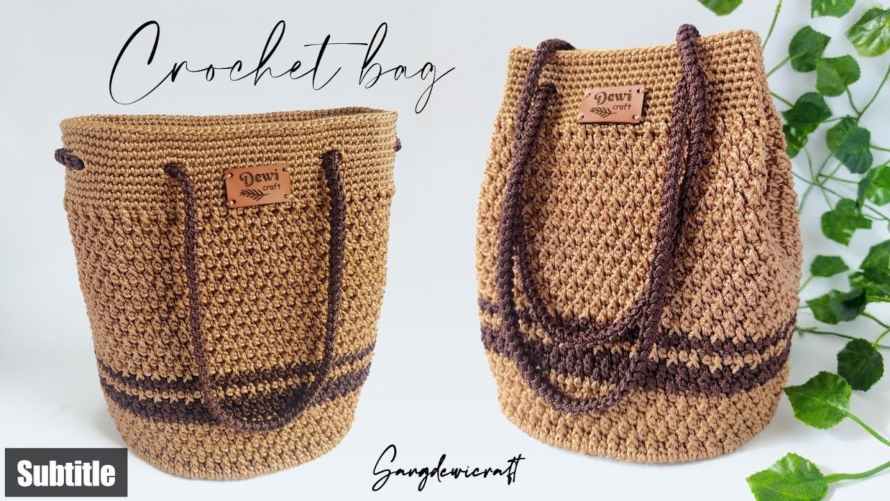 TAS RAJUT TERBARU MODEL MODERN - CARA MEMBUAT TAS RAJUT SERUT YANG ...