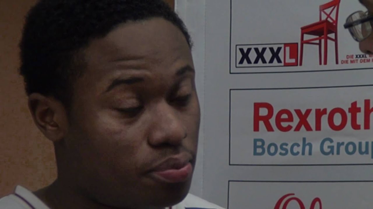 Salman Mitha interviews Ricky Harris, Guard, S.Oliver Baskets - YouTube