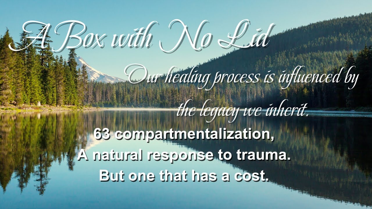 63 Compartmentalization, A natural response to trauma. But one that has ...