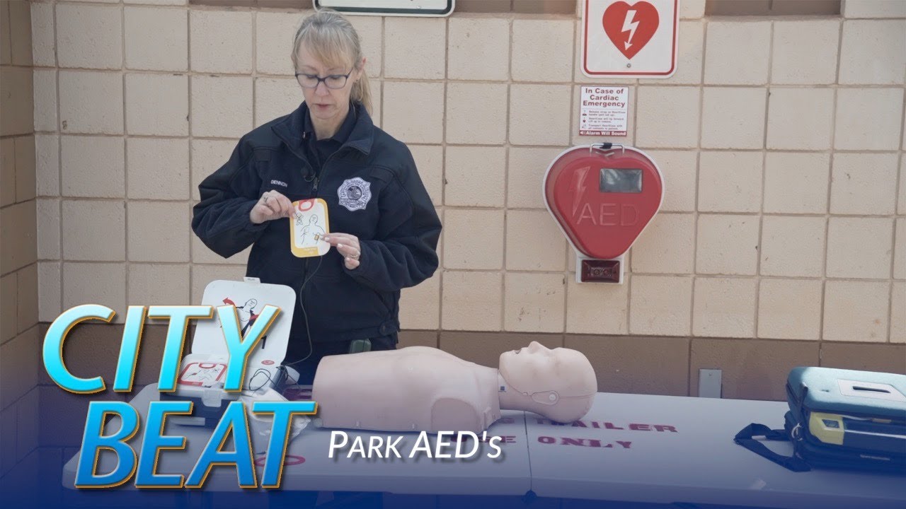 Las Vegas Fire And Rescue Teaches How To Use AED's - YouTube