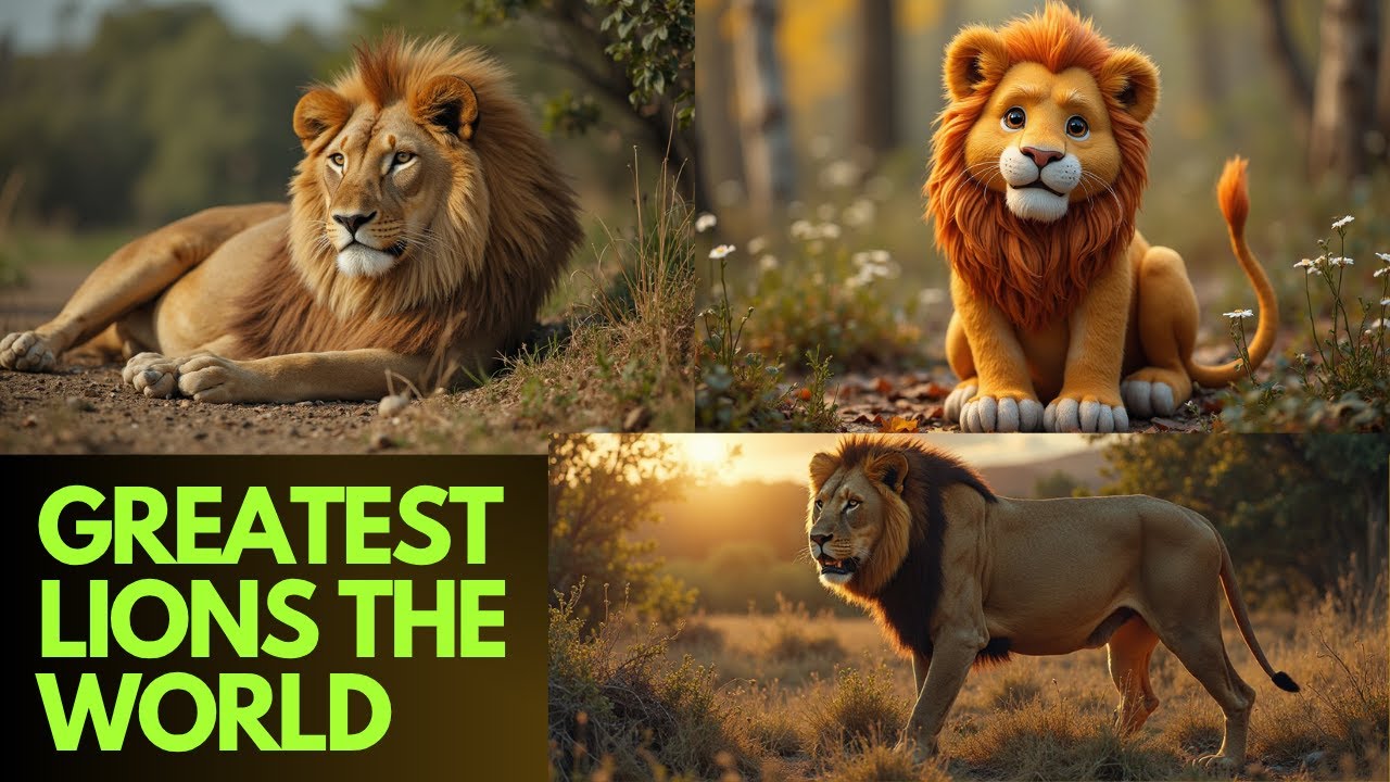 Meet the Real-Life Kings:10 The Most Famous Lions in the World! - YouTube