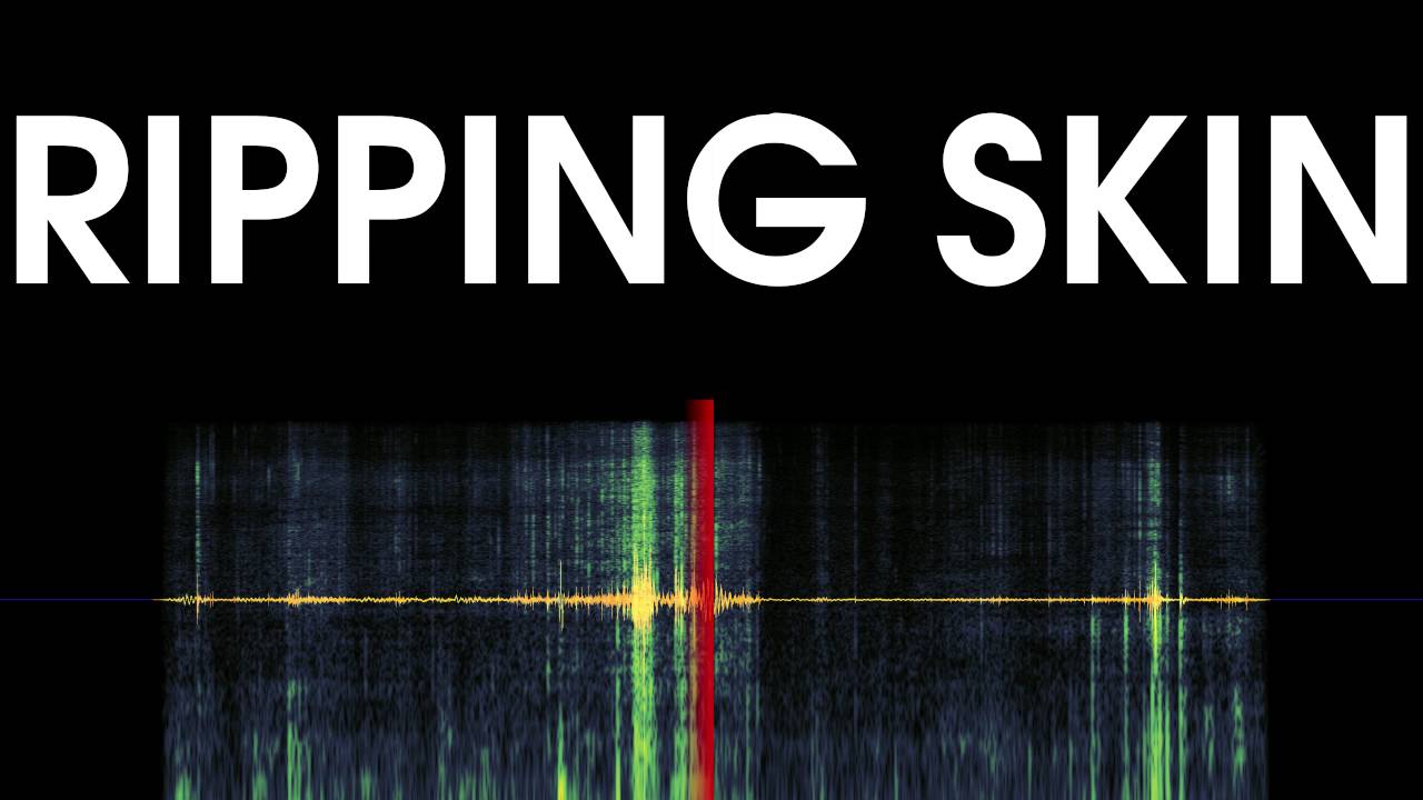Ripping Skin Sound Effect - YouTube