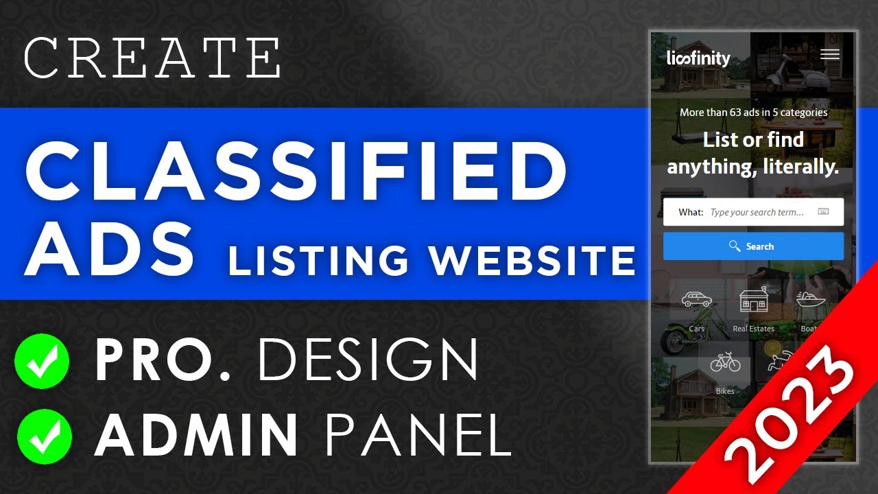 Build a Beautiful Classified Ads Listing Website with Wordpress - YouTube