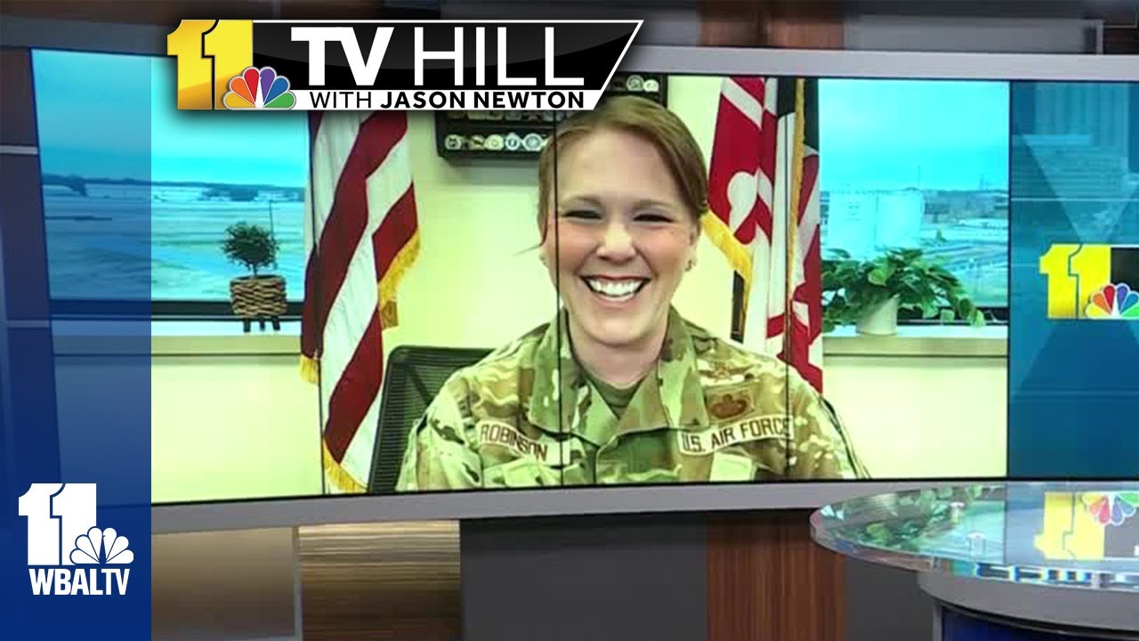 11 TV Hill: Brig. Gen. Jori Robinson leads 175th wing of MANG - YouTube