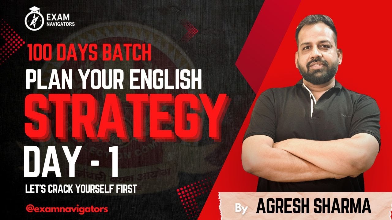 Plan Your English Strategy For Govt Exams | 100 Days Batch DAY-1 | by ...