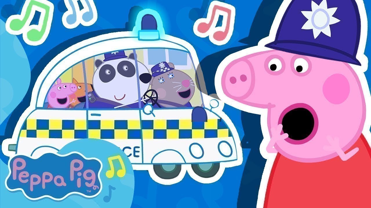 Police Officer Peppa To The Rescue 🚔 Nursery Rhymes & Kids Songs LIVE ...