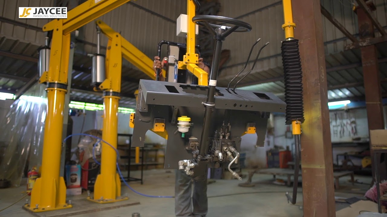 Cowl Handling by Pneumatic Industrial Manipulator - Jaycee Equipments ...