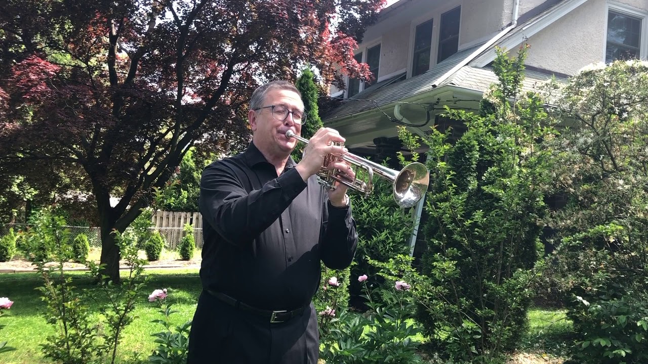 Principal Trumpet of The Philadelphia Orchestra plays taps in honor of ...