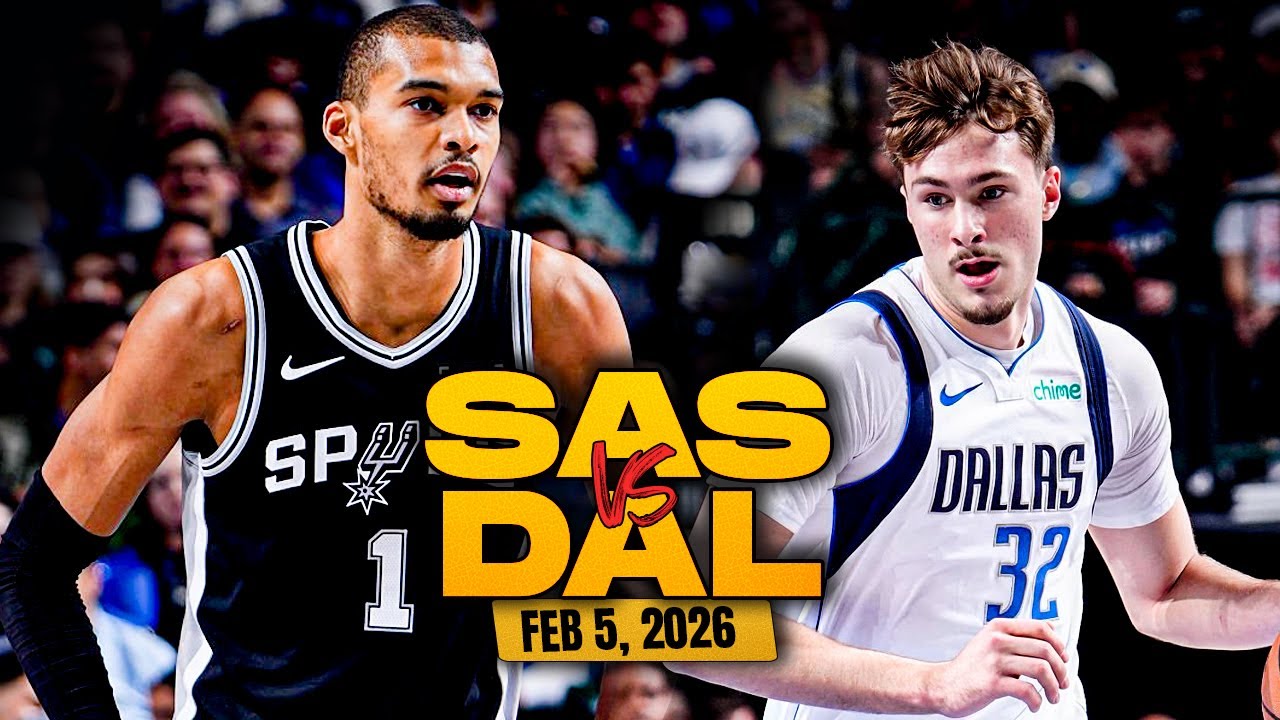San Antonio Spurs vs Dallas Mavericks Full Game Highlights | Feb 5 ...