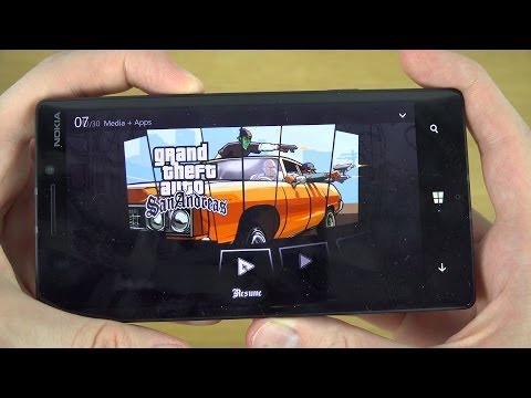 GTA San Andreas Nokia Lumia 930 4K Gameplay Trailer