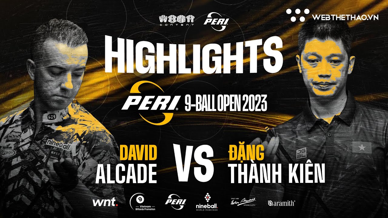 Highlights | David Alcaide vs Đặng Thành Kiên | Giải Peri Open Pool ...