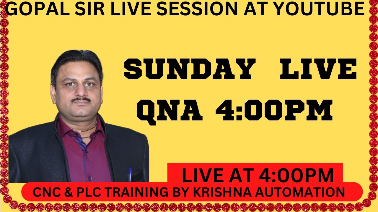 GOPAL SIR LIVE STREAM QNA CLASS - YouTube
