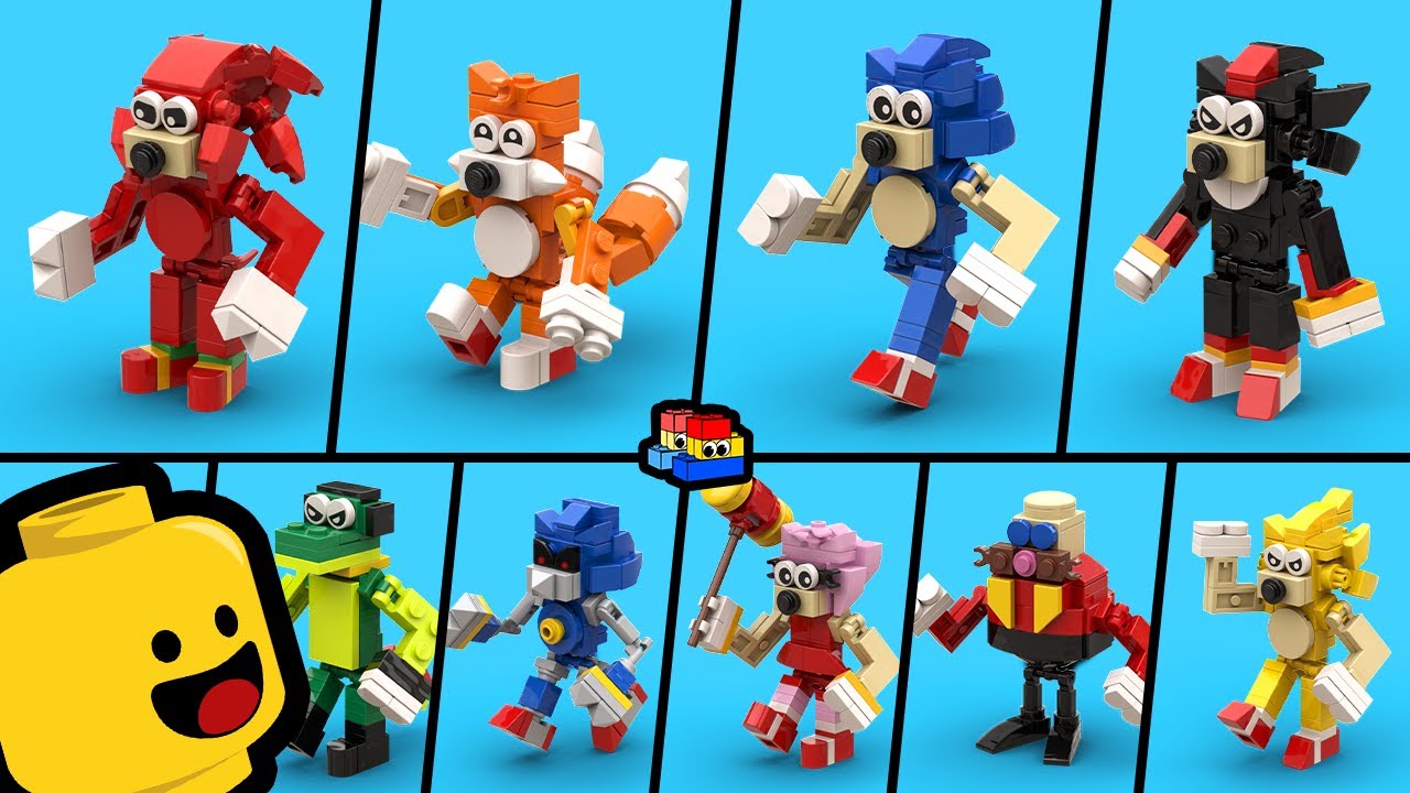 LEGO Sonic: How to Build Custom Minifigures - YouTube
