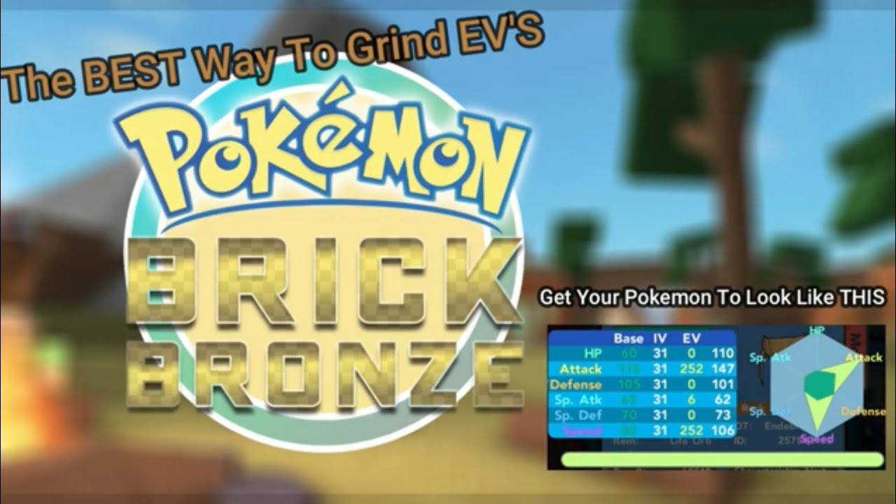 The BEST Trainers To GRIND EV's In Pokémon Brick Bronze! - YouTube