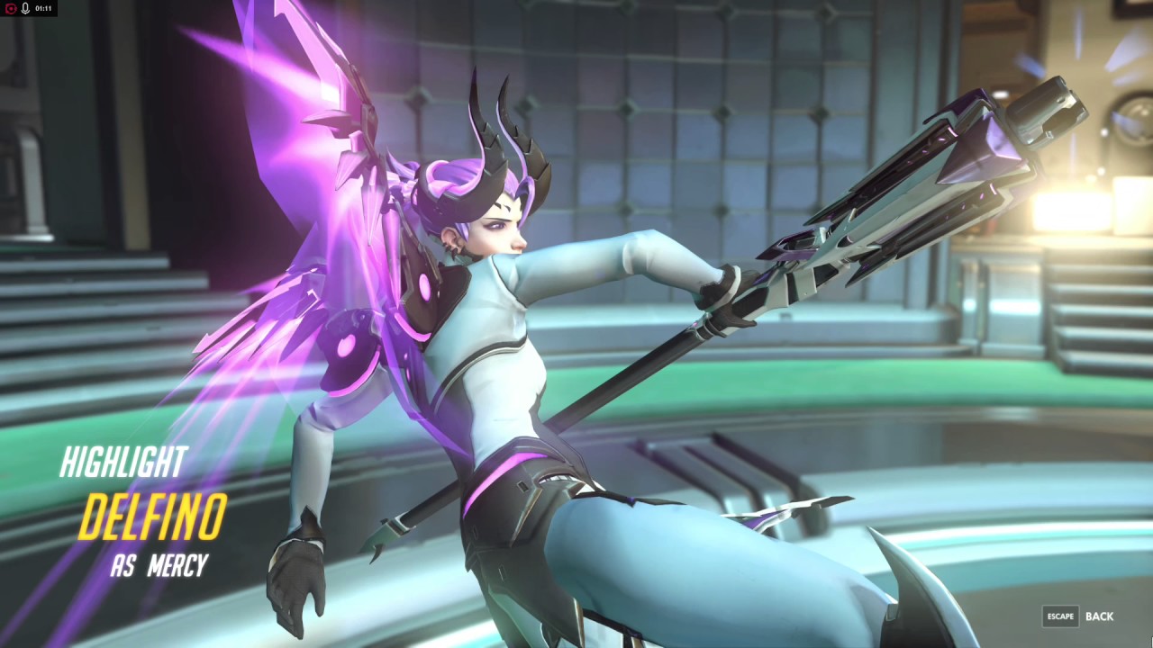 Overwatch Quick Play: Highlights - Mercy and Reinhardt - YouTube