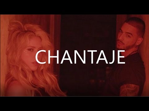 Shakira ft. Maluma "Chantaje" letra+english - YouTube
