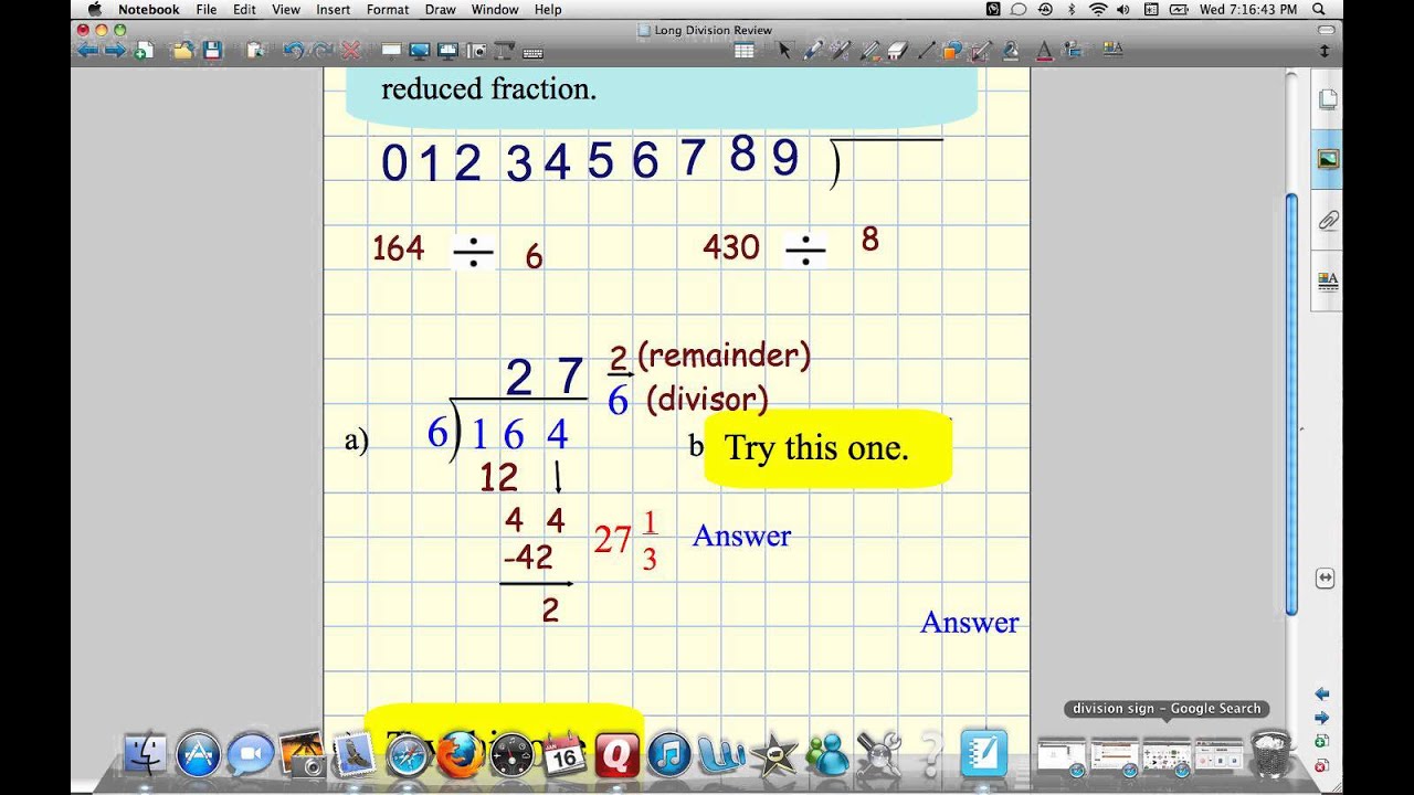 Division Remainder Fraction YouTube Division Remainder Fraction YouTube
