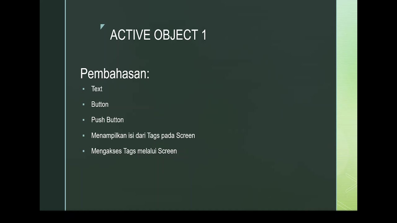 Indusoft Web Studio - Tutorial Active Object 1 - YouTube