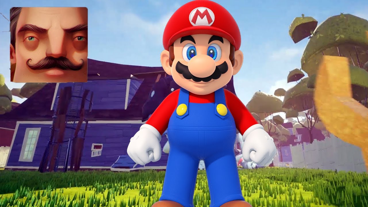 Hello Neighbor - My New Neighbor Mario History Gameplay Walkthrough ...