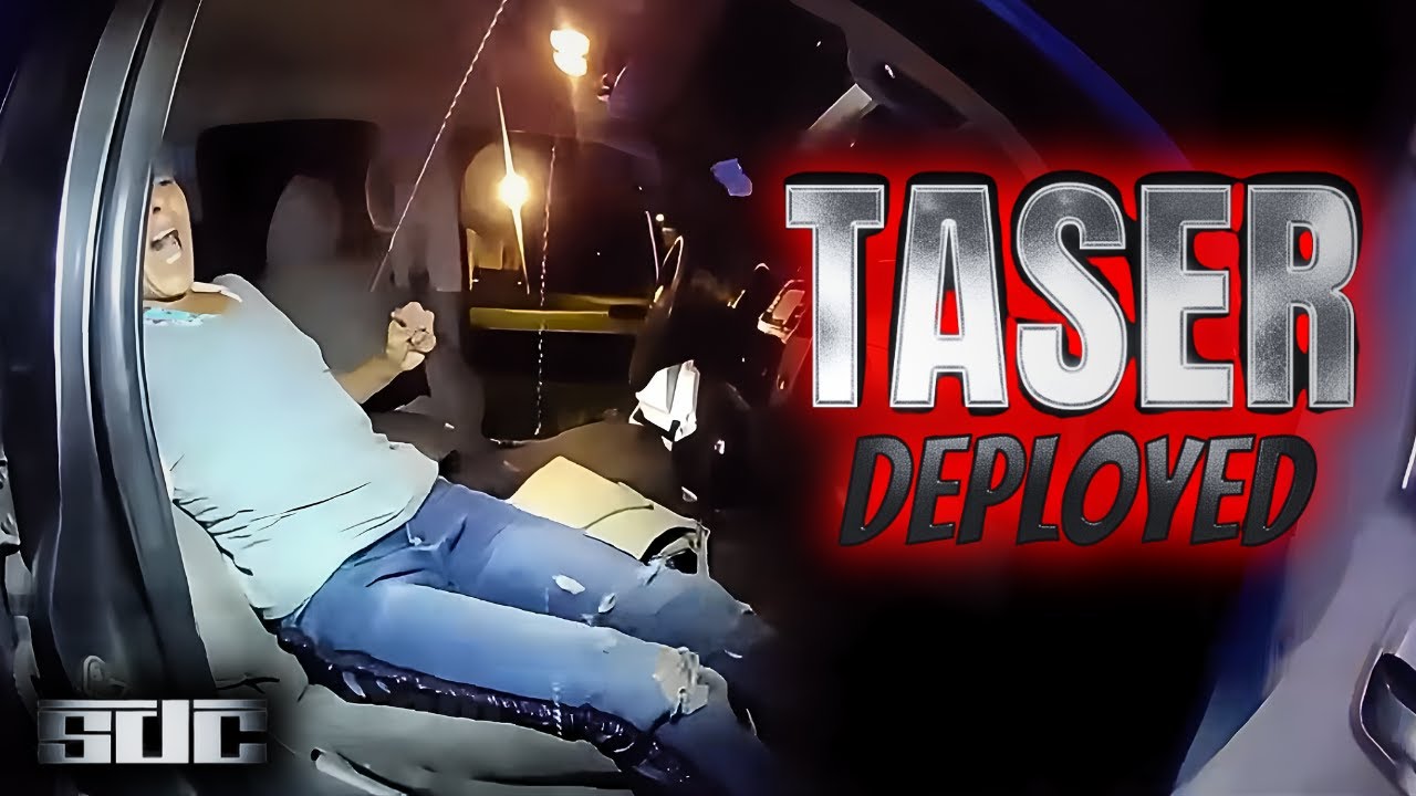 Suspect Tased a LOT | I Think She Likes It - YouTube