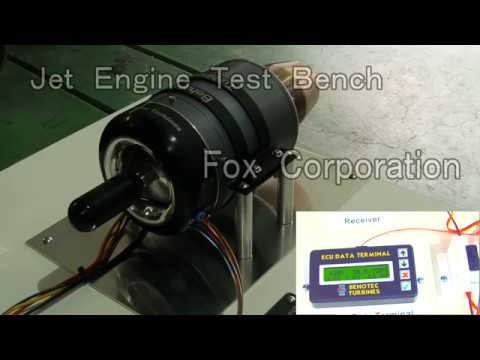 Jet Engine test bench by Fox Corporation - YouTube