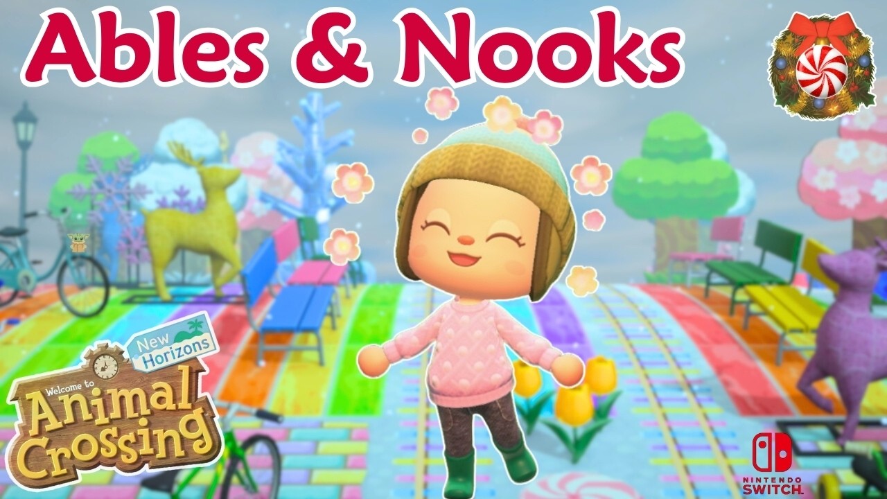 Able Sisters & Nook’s Cranny on Peppermint Winter Island 🎄- ACNH ...