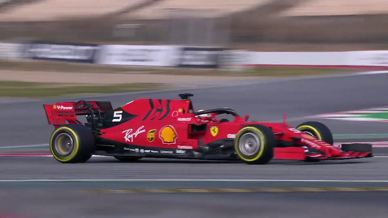 Sebastian Vettel testing his Ferrari SF90 - YouTube