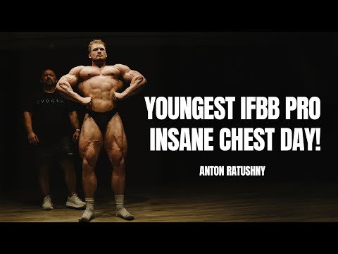 YOUNGEST IFBB PRO Anton Ratushnyi’s INSANE Chest Workout!